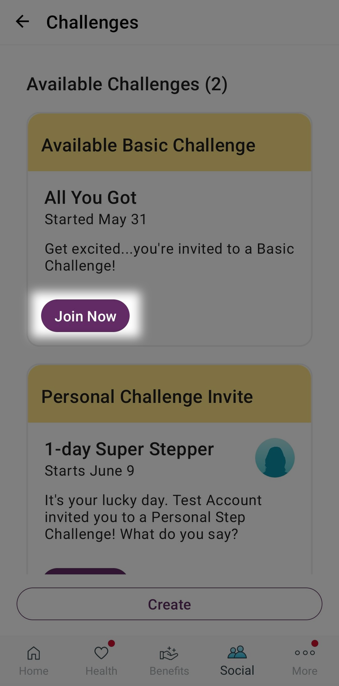 How to Join the Company Challenge via the myCigna Mobile App? – Cigna