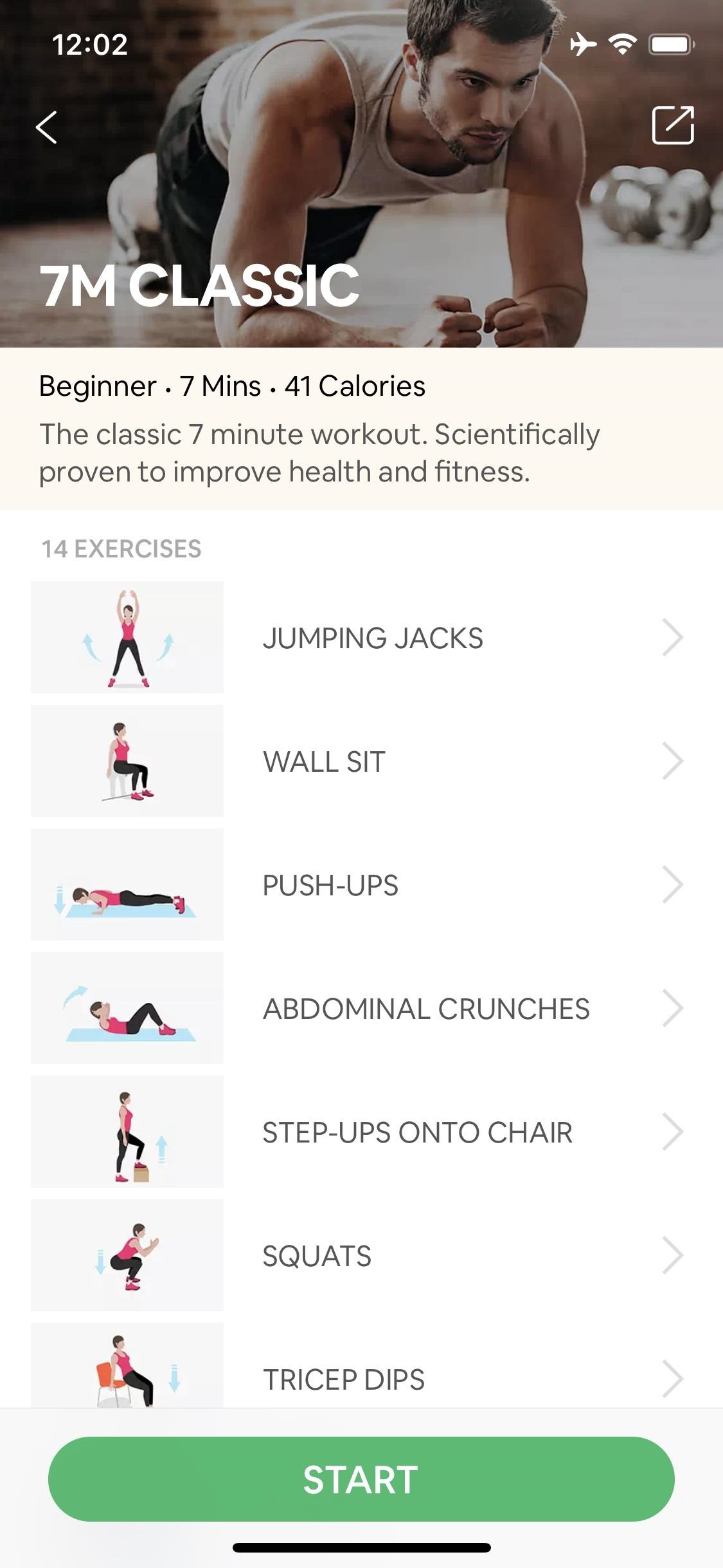 7 Minute Workout: Fitness App (iOS) – Cigna