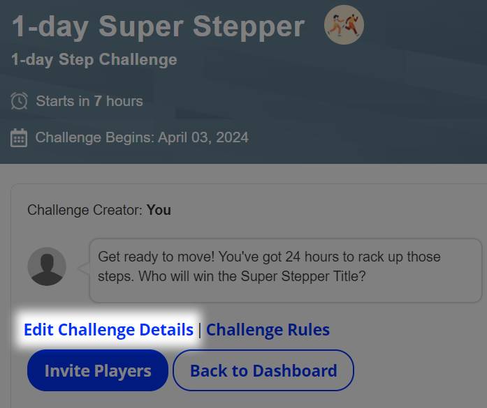 How to edit a challenge that you have created? – Cigna